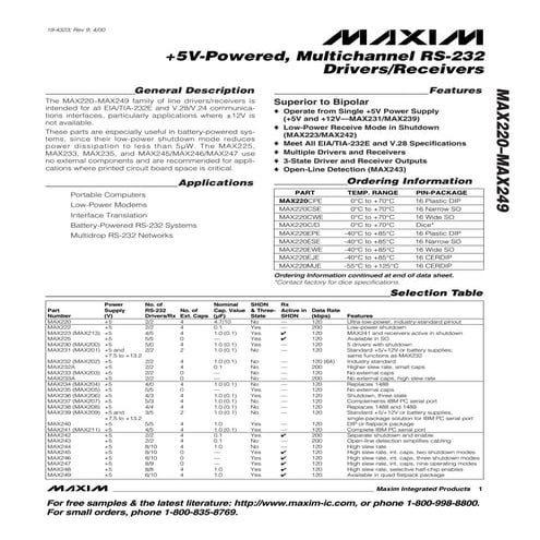 Max232 | PDF