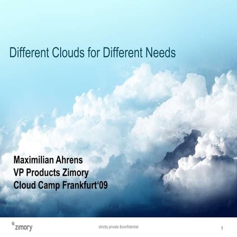 Max Ahrens Different Clouds | PPTX