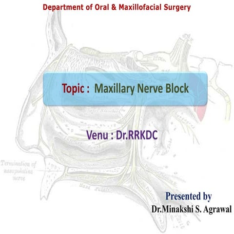 ExtraOral Nerve Block Techniques | DOCX