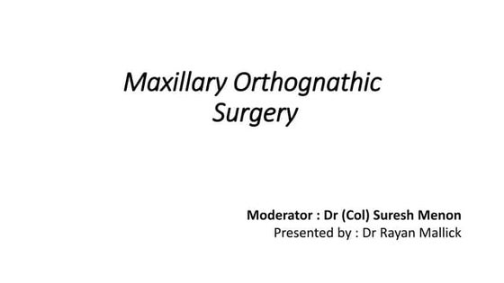 Orthognathic Surgery Ppt Vsp Orthognathics