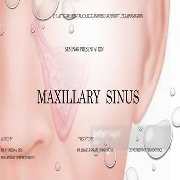 radiology of Maxillary sinus | PPT