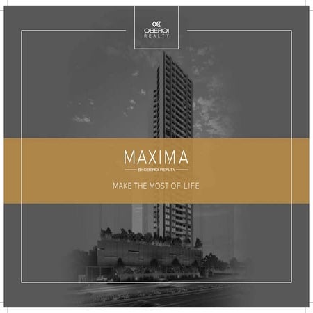 Maxima 3BHK Appartment by Oberoi Realty | PDF