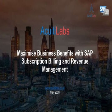 The Future of Revenue Models: How SAP Subscription Billing Transforms ...
