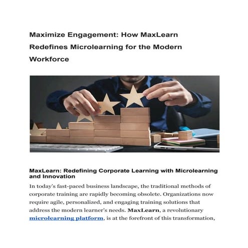 Maximize Engagement_ How MaxLearn Redefines Microlearning for the Modern Workforce.pdf