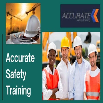Maximize safety and Compliance with Accurate Safety Training Third ...