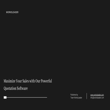 Maximize Your Sales with Our Powerful Quotation Software.pdf