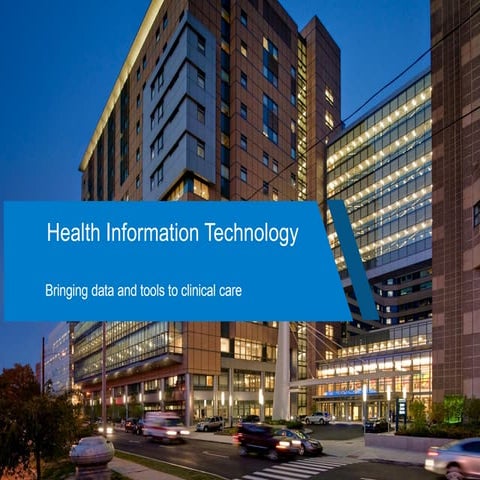Health IT Summit New York 2014 - Presentation with Daniel Barchi, SVP ...