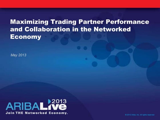 Smarter Supplier Management – Improving Supplier Performance Through ...