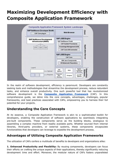 Maximizing Development Efficiency With Composite Application Framework Pdf