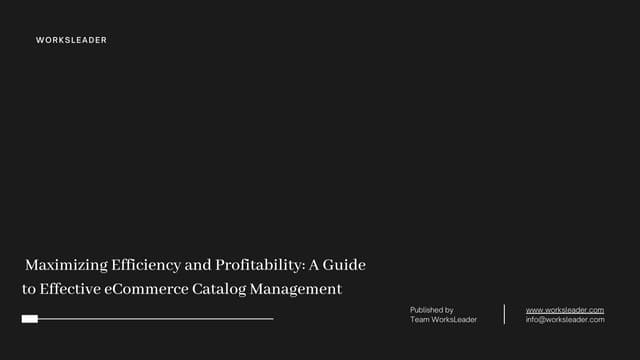 Maximizing Efficiency And Profitability A Guide To Effective Ecommerce