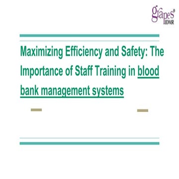 Maximizing Efficiency and Safety: The Importance of Staff Training in ...