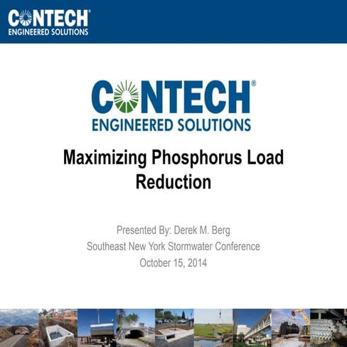 Maximizing Phosphorus Load Reduction | PPT