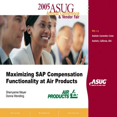 Maximizing Sap Compensation Functionality At Air Products | PPT