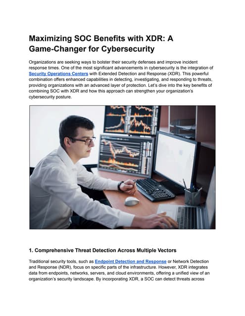 Understanding XDR Solutions: The Future of Cybersecurity | PDF