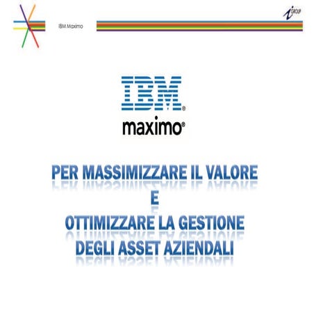 Maximo Asset Management presentation | PPT