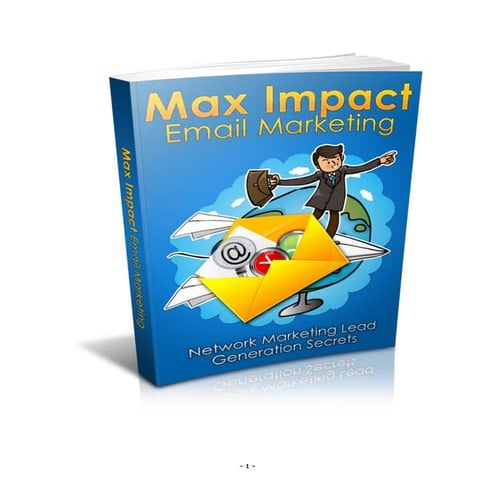 Max impact email_marketing | PDF