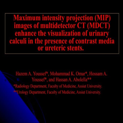 Maximum intensity projection (mip) (2) | PPT | Medical Tests | Medical ...