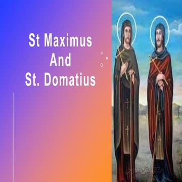 Maximus and Domatius | PPTX