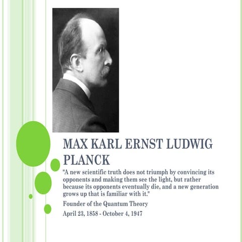 Max Planck | PPT