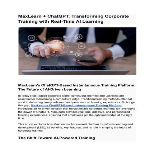 MaxLearn + ChatGPT_ Transforming Corporate Training with Real-Time AI Learning.pdf