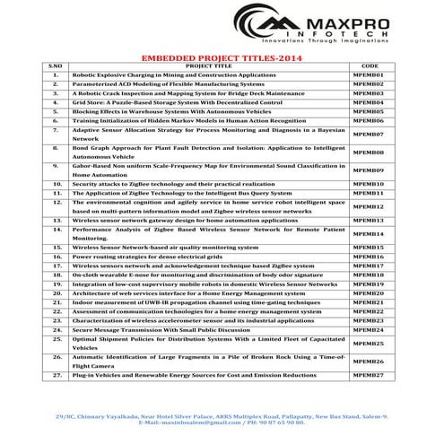 Maxpro infotech embedded titles 2014.pdf
