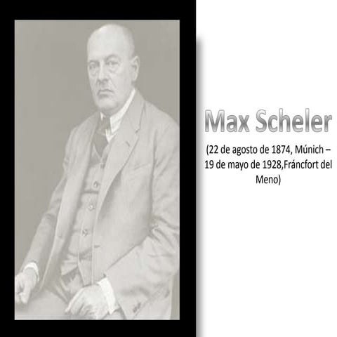 Max Scheler | PPTX