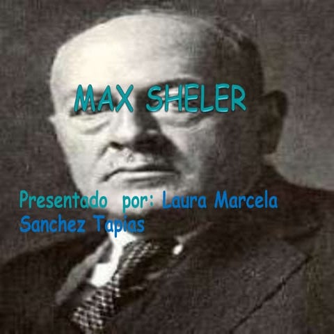 Max scheler | PPTX