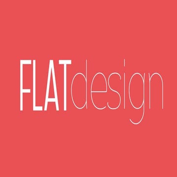 The 5 key elements of Flat Design | PDF