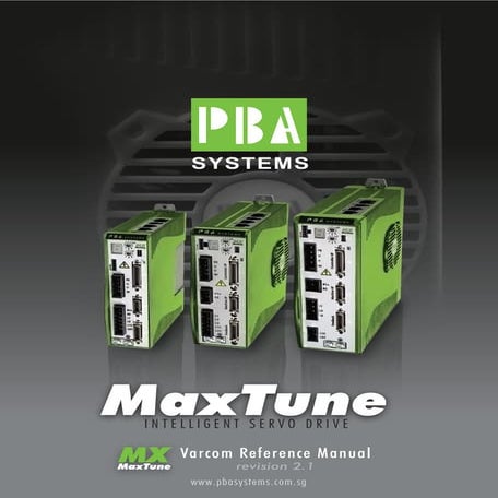 MaxTune Intelligent Servo Drive | PDF