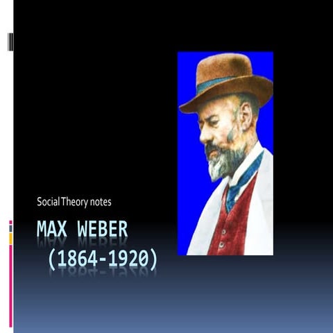 MaxWeber.pptx | Religion & Spirituality