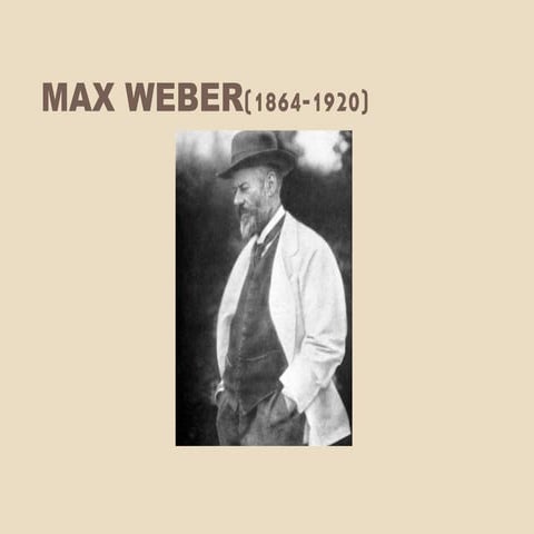 Max weber- sociologist | PPTX