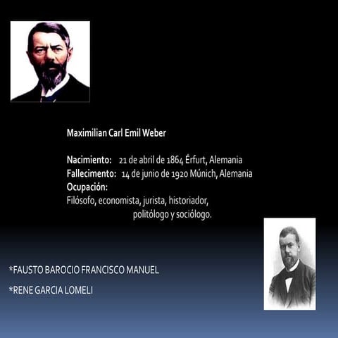 Max Weber Diap | PPTX