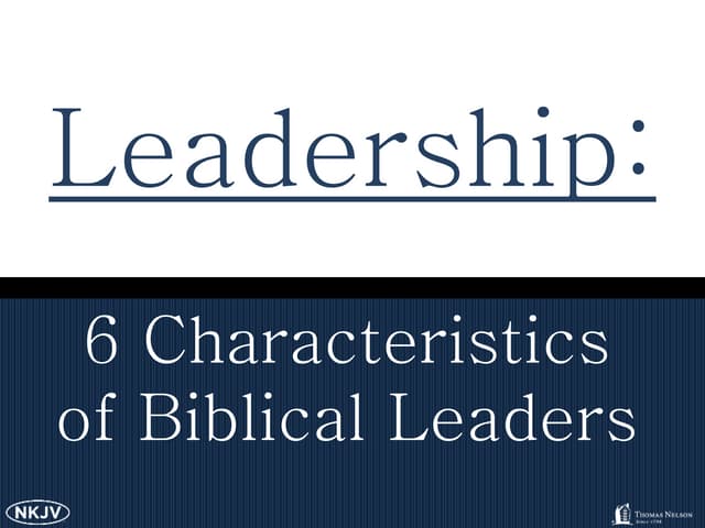 Seven Pillars Of Servant Leadership (Leader Serve, Model) | PPTX