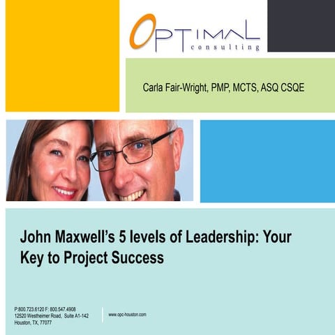 Maxwell 5 Levels Of Leadership Your Key To Project Success | PDF