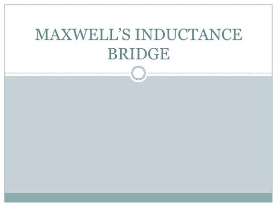 Kelvin bridge and kelvin double bridge | PPT