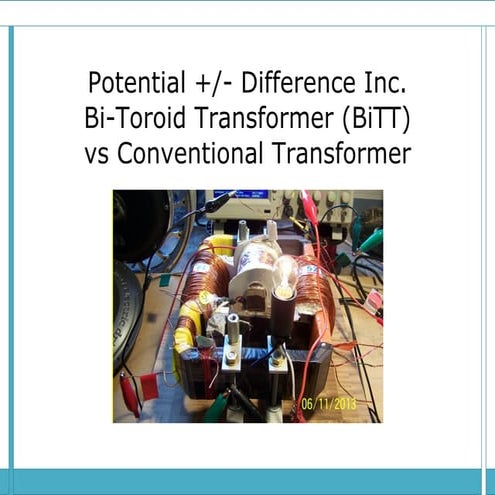 Bi-Toroid Transformer Performance vs Conventional EI Transformer | PDF