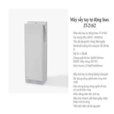 May say tu dong inax jt 2162 | PDF
