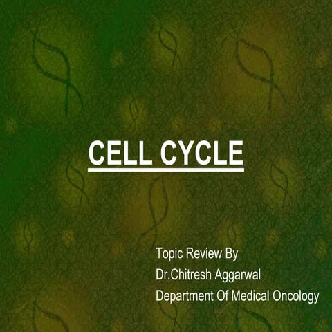 cell cycle | PPTX