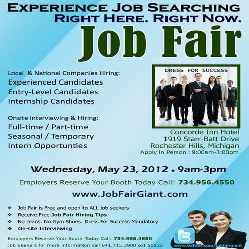 Michigan Job Fair March 31 | PDF