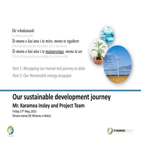 A flagship Maori-community owned Renewable Energy Project in New ...