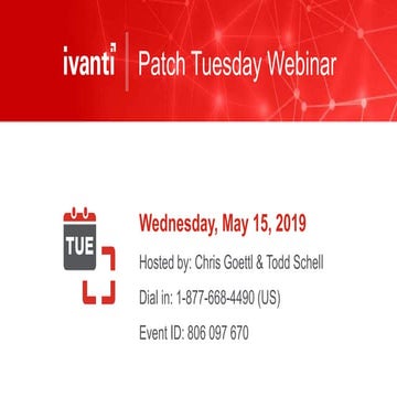 May Patch Tuesday Analysis 2019 | PPT