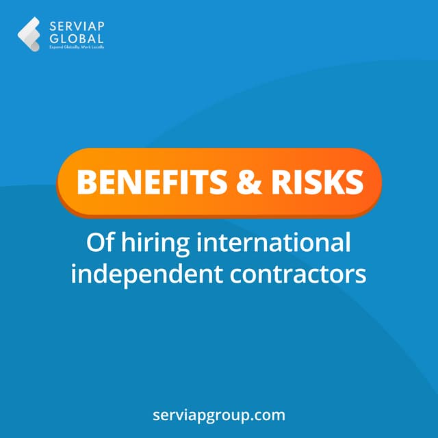 Benefits and risks of hiring international independent contractors | PDF