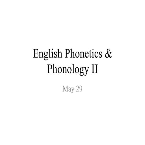 Phonetics homewrok on Vowels and diphthongs | PPTX