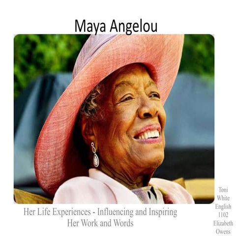 Maya angelou power point | PPTX