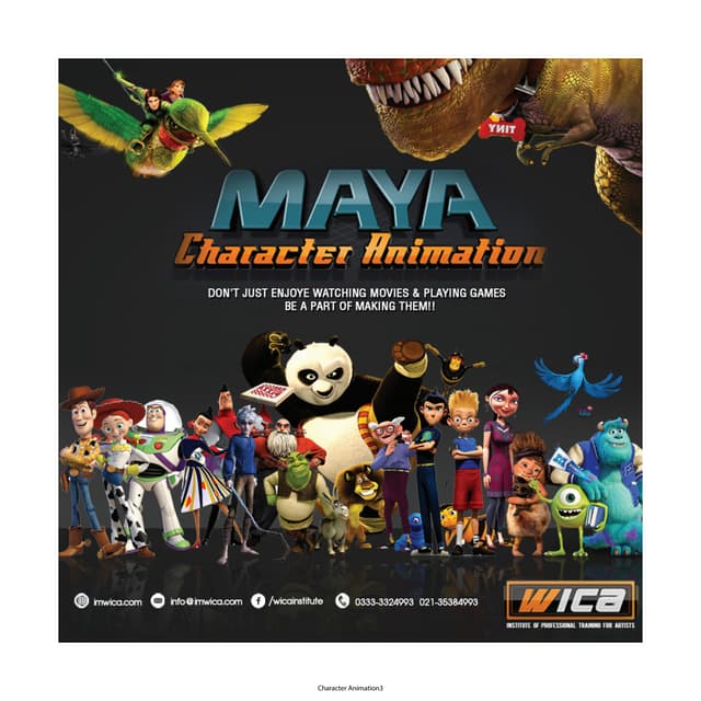 Maya character animation Course | PDF