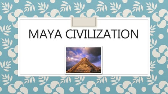 Maya social structure | PPTX