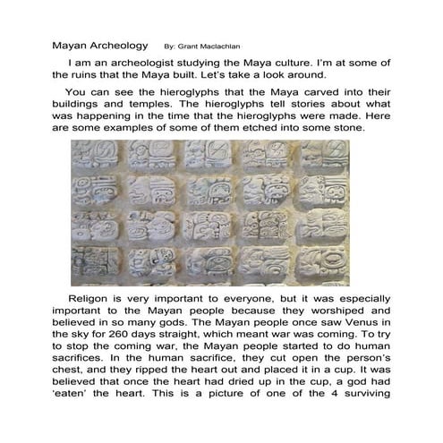 Mayan archeology | PDF