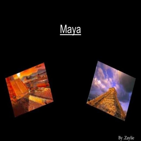 Mayan civilization | PPTX