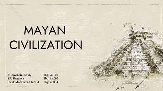Mayan Powerpoint Template Mayan Civilization Minitheme | Google Slides