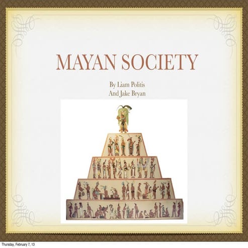 Mayan Social Structure